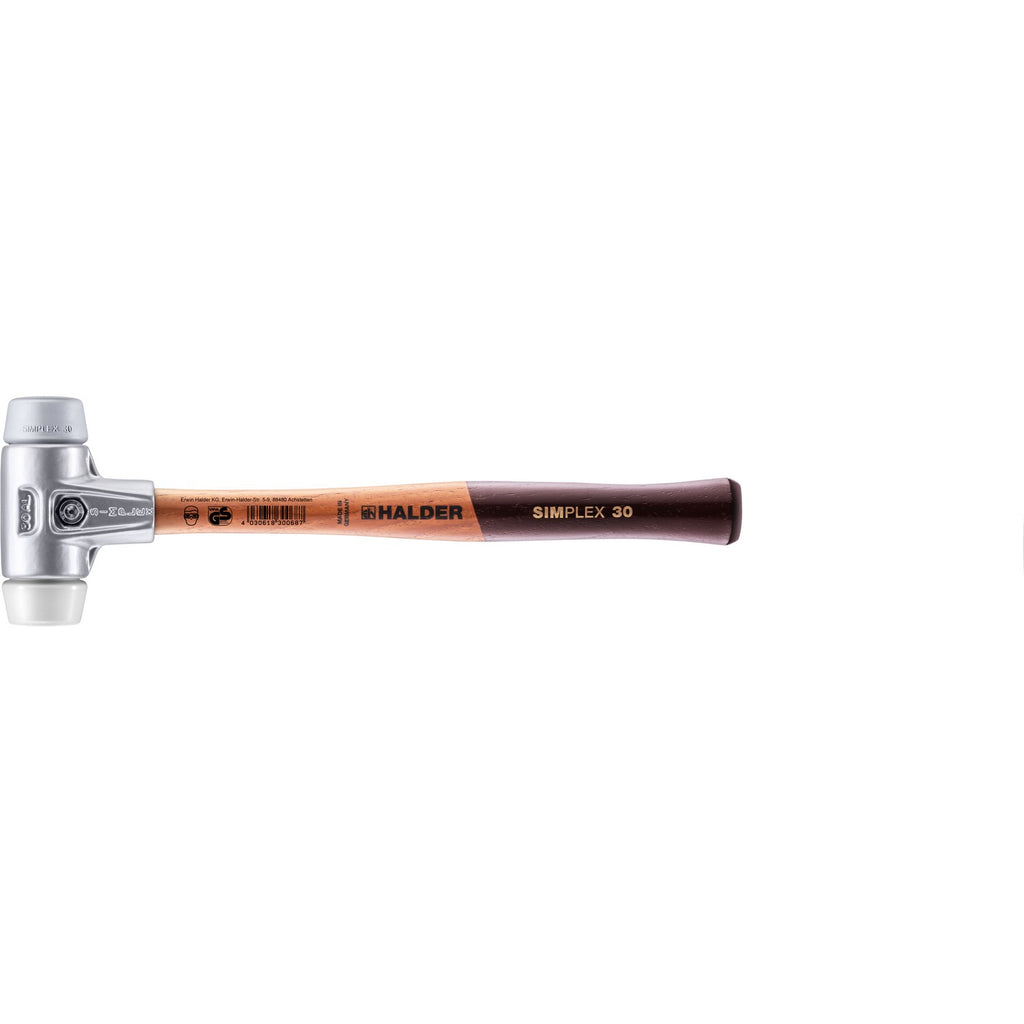 Halder 3137.030 Simplex Mallet with Grey Rubber and Superplastic Inser – EIO.com