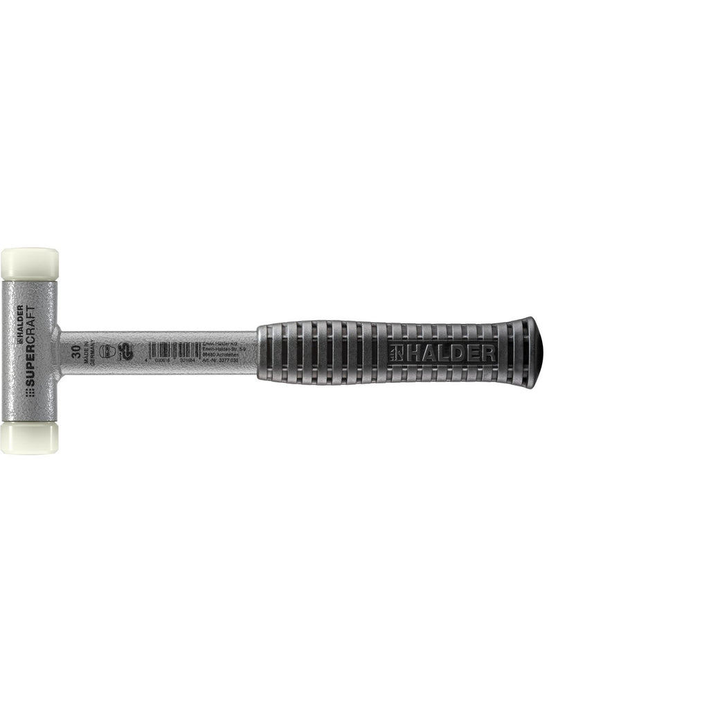 Halder 3377.030 Supercraft Dead Blow, Non-Rebounding Hammer with Nylon – EIO.com