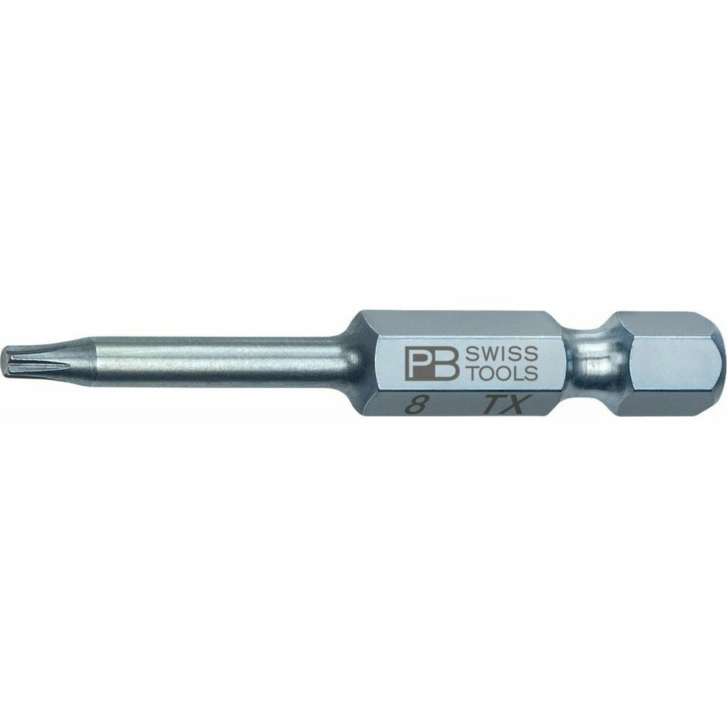 PB Swiss Tools PB E6.400/8-50 PrecisionBit, Design E6 1/4" Bits, TORX® – EIO.com