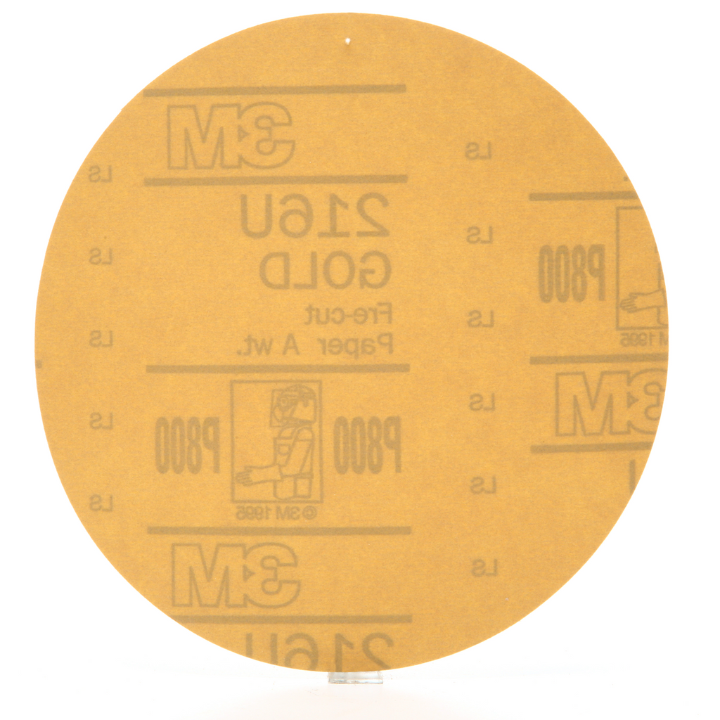 3M Hookit Gold Disc 216U 00922, 6 in, P800, 50 Discs/Carton – EIO.com
