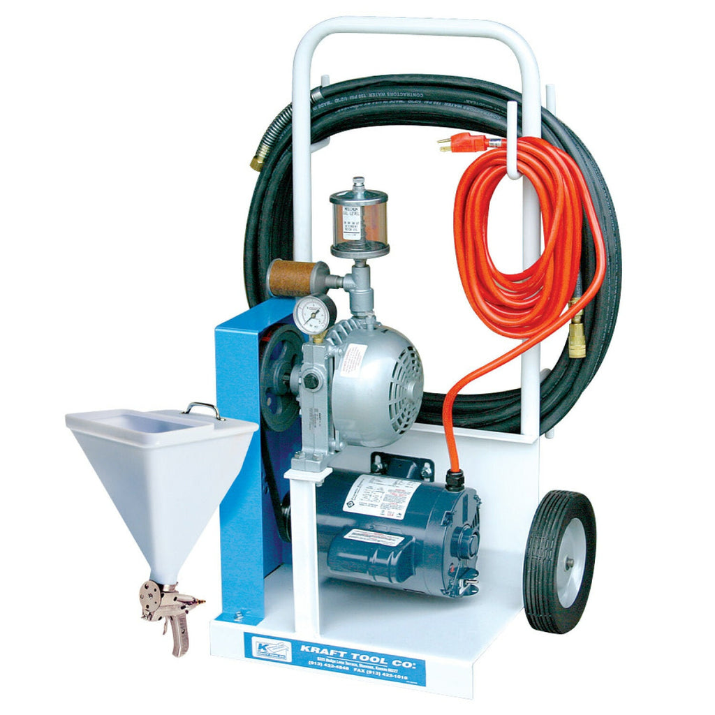 Kraft Tool PC500 Standard Texture Unit Complete with Gun, Hopper, Hose ...