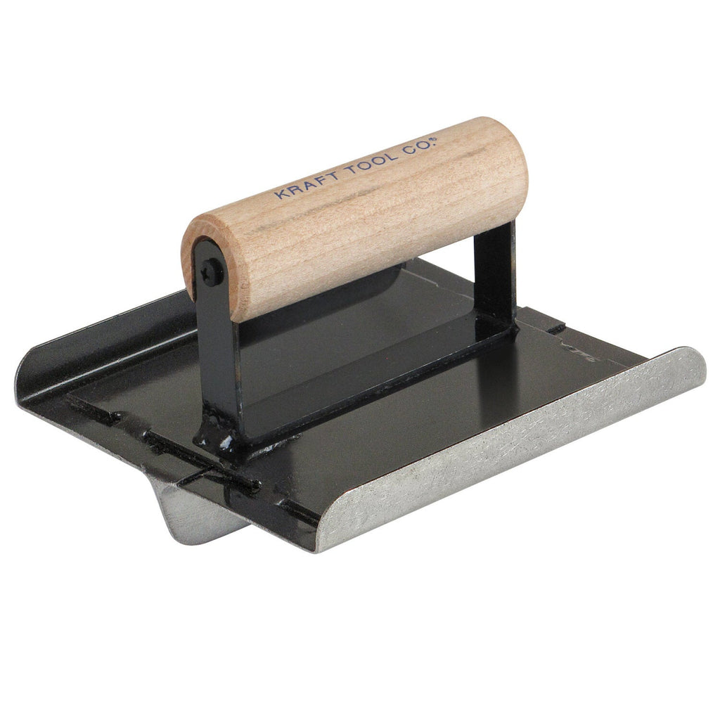 Kraft Tool CF1711 6" x 6" 3/4"R 1"D All Steel Hand Groover with Wood H ...