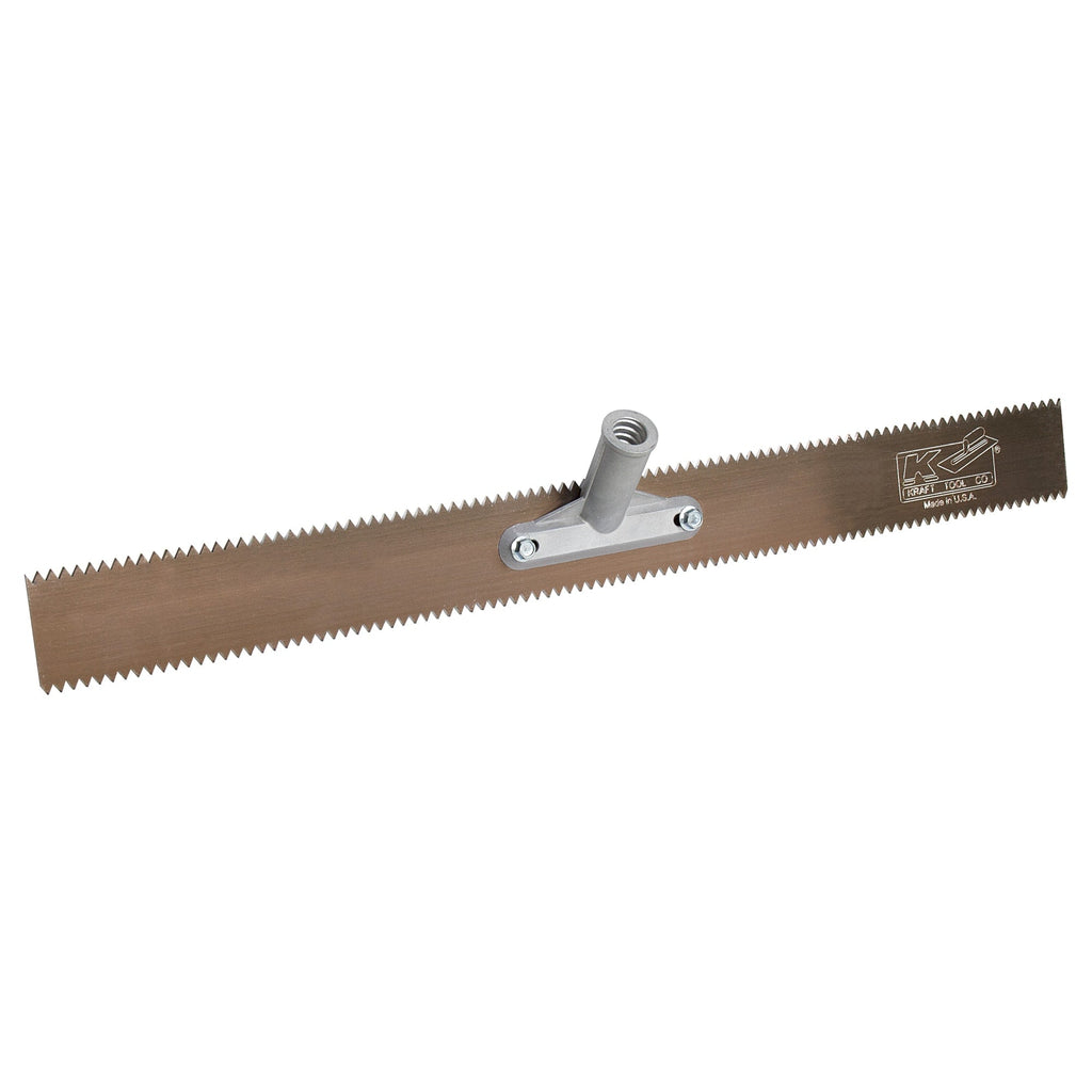 Kraft Tool GG606-01 24" Double 1/4" V-Notch Steel Rake Head – EIO.com