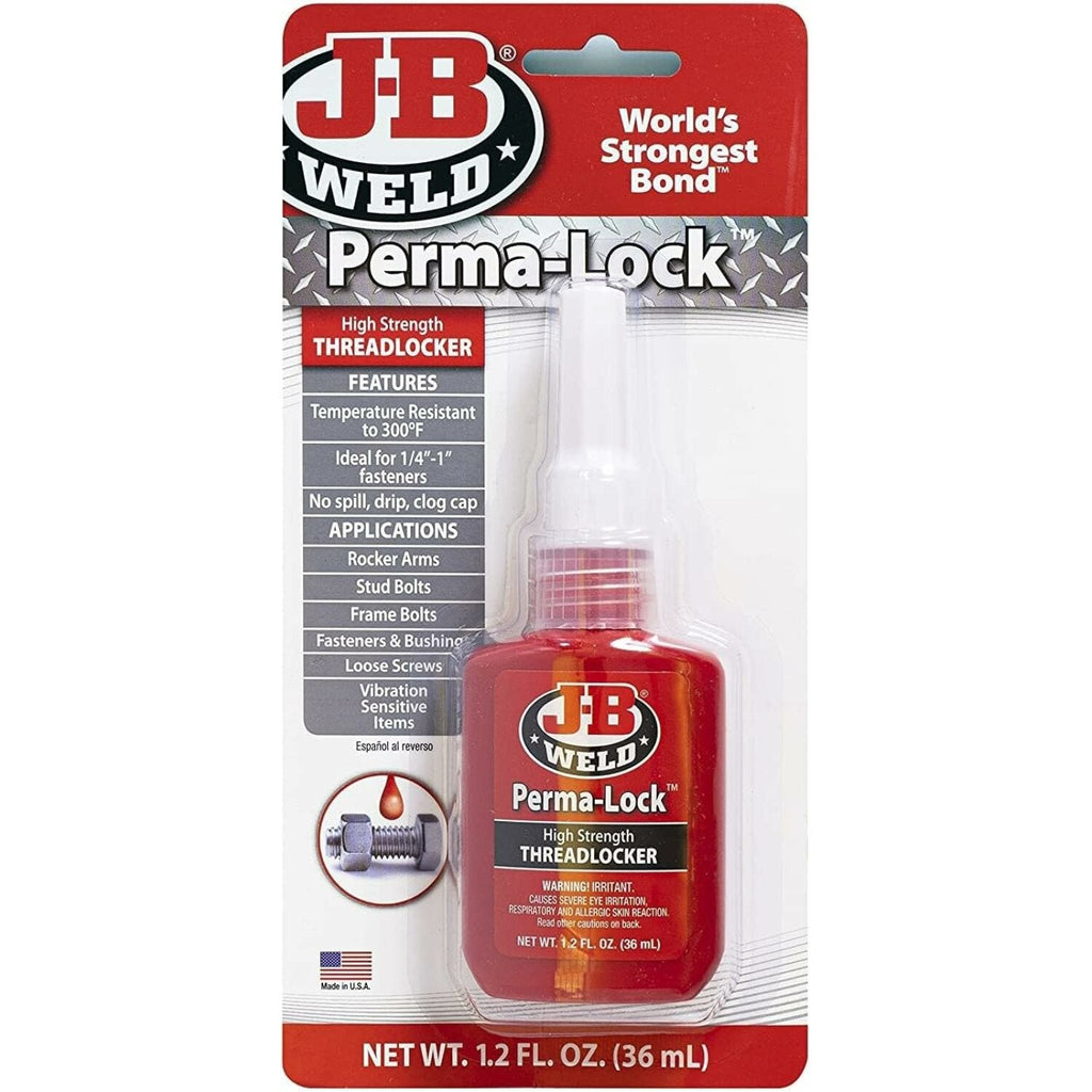 J-B Weld 27150 Perma-Lock Red Threadlocker, 50 mL – EIO.com