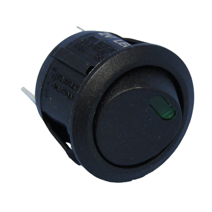 Philmore 30-16225 Lighted Snap-In Round Rocker Switch — EIO.com