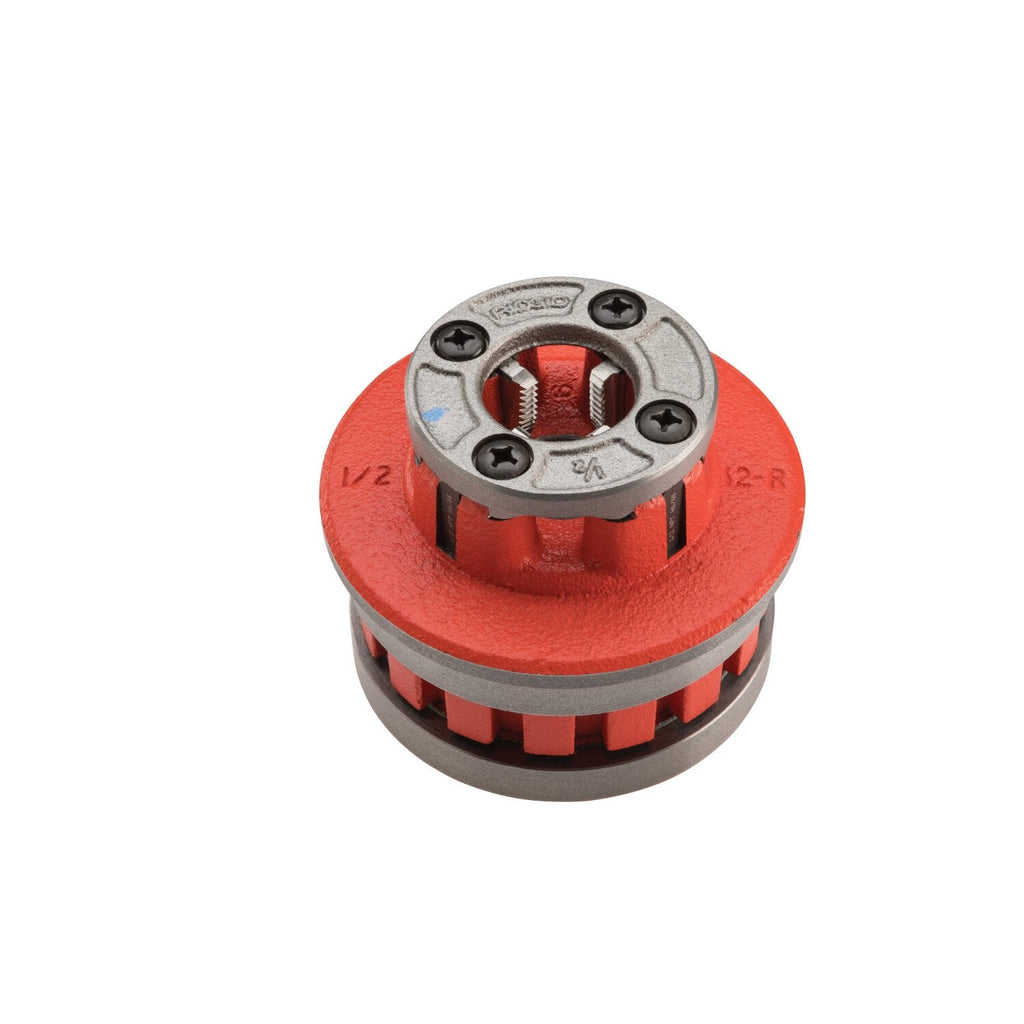 Ridgid 37525 1/2 in. 12-R Exposed Manual Ratchet Threader Die Head, Hi ...