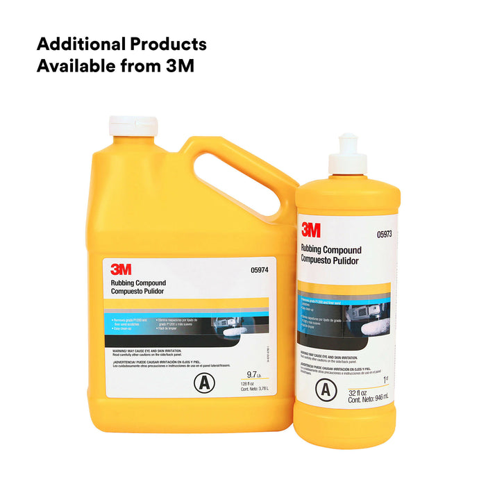 3M Rubbing Compound, 05973, 1 qt (32 fl oz/946 mL) — EIO.com