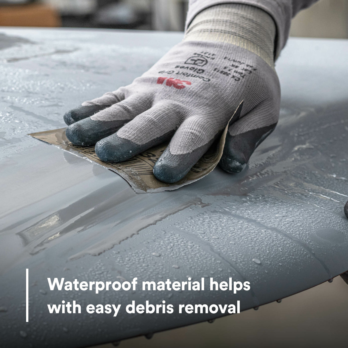 3M Wetordry Abrasive Sheet 213Q, 02038, P400, 9 in x 11 in, 50 sheetsp ...