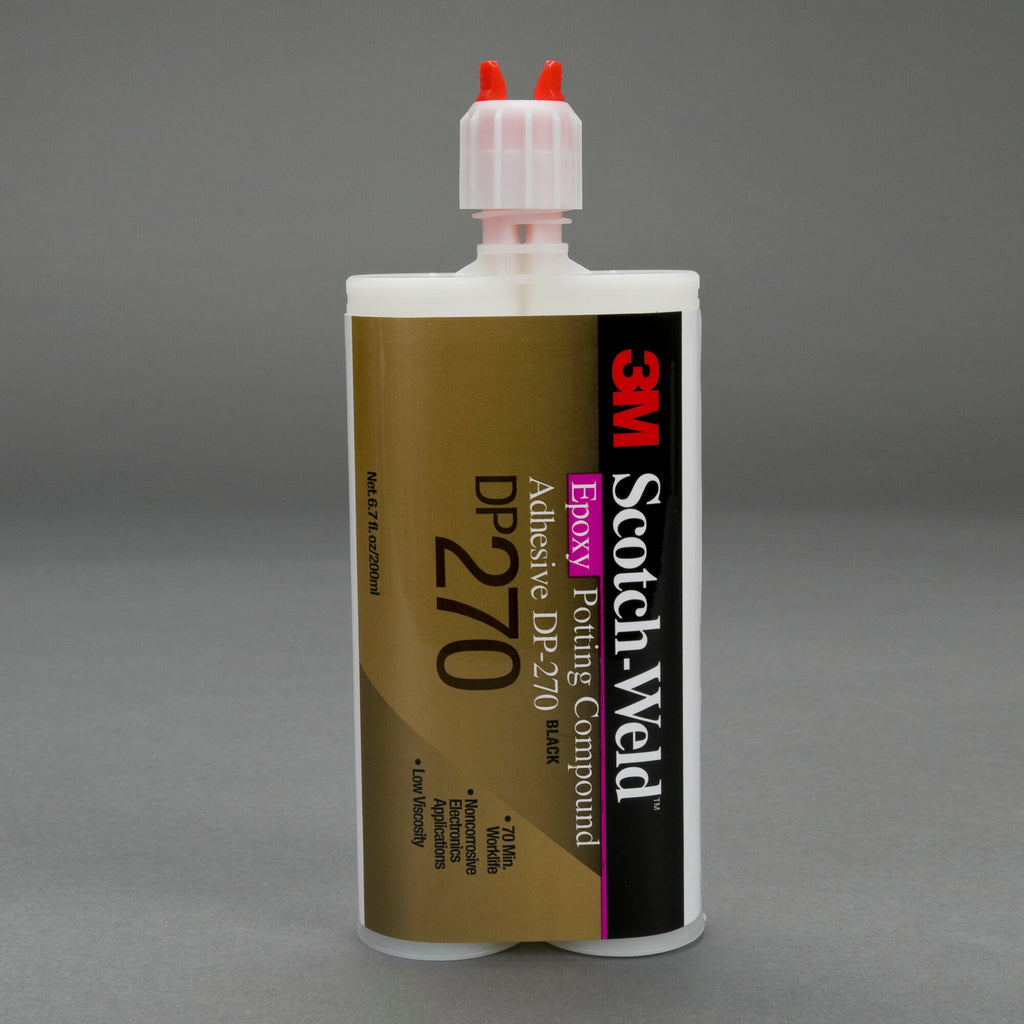3M Scotch-Weld Epoxy Potting Compound DP270, Black, 200 mL Duo-Pak ...