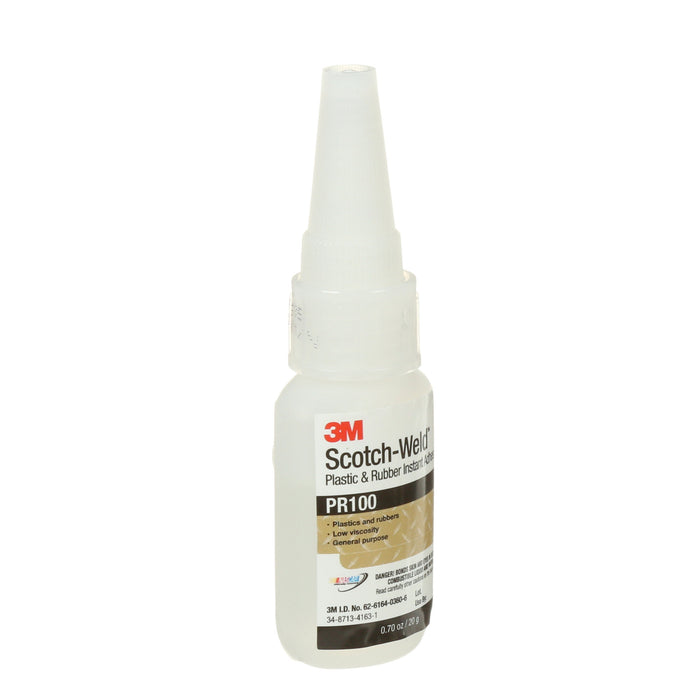 3M Scotch-Weld Plastic & Rubber Instant Adhesive PR100, Clear, 20Gram ...