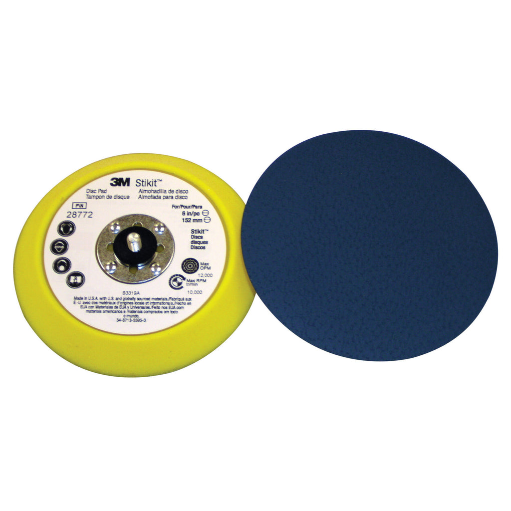 3M Stikit Disc Pad 28772, 6 in x 3/4 in 5/16-24 External – EIO.com