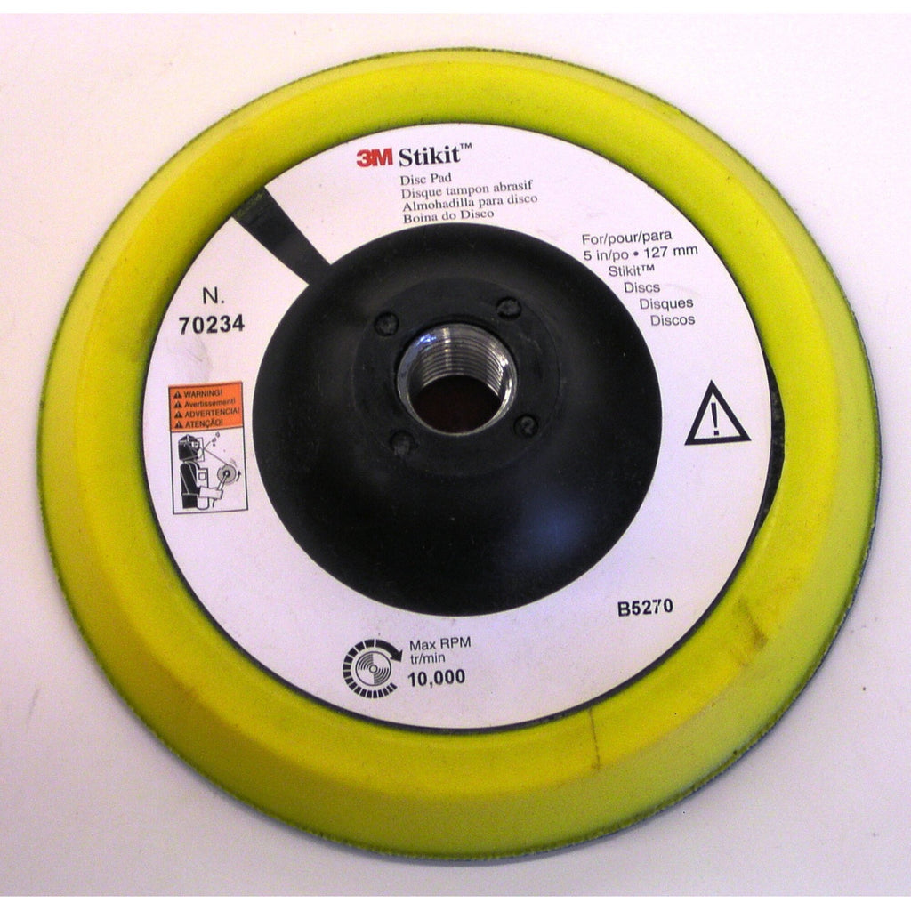 3M Stikit Disc Pad 70234, 5 in x 1/2 in x 5/8 in-11 Internal – EIO.com