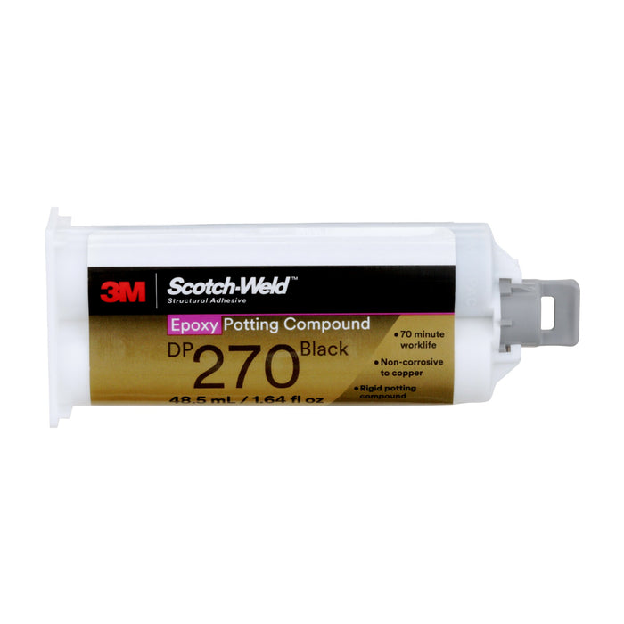 3M Scotch-Weld Epoxy Potting Compound DP270, Black, 48.5mL Duo-Pak ...