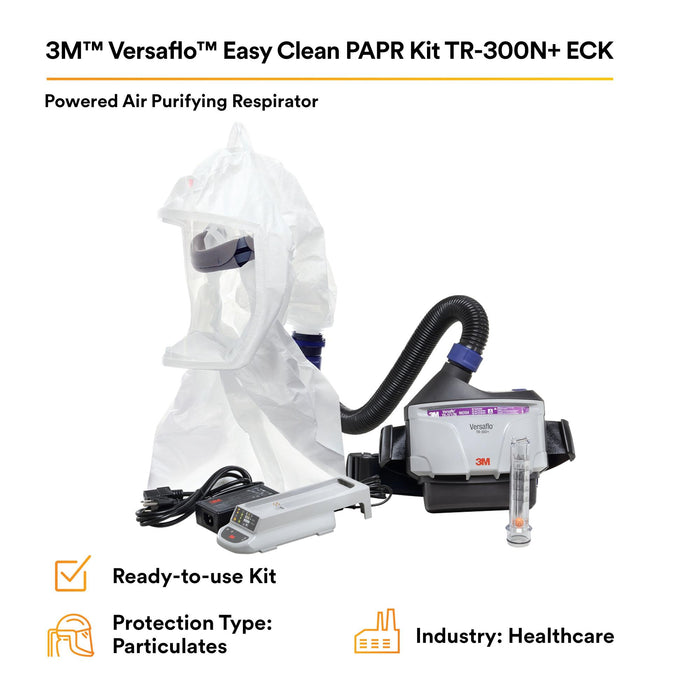 3M Versaflo Easy Clean PAPR Kit TR-300N+ ECK 1 EA/Case — EIO.com