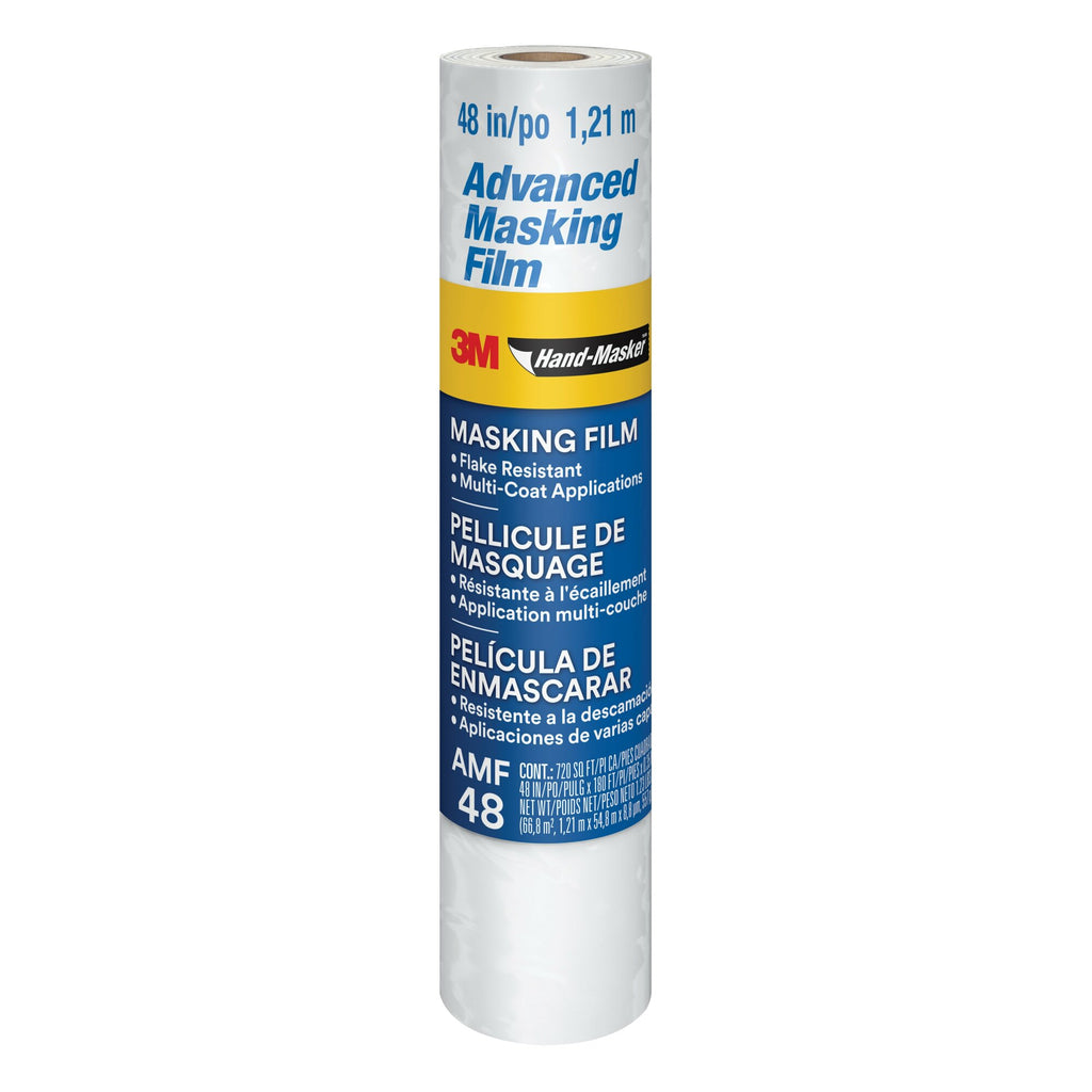 3M Hand-Masker Advanced Masking Film, AMF48-8C, 48 in x 180 ft x .35mi ...