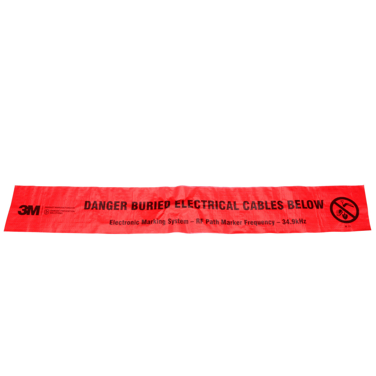 3M Electronic Marking System (EMS) Caution Tape 7902, Red, 6 in, Power ...
