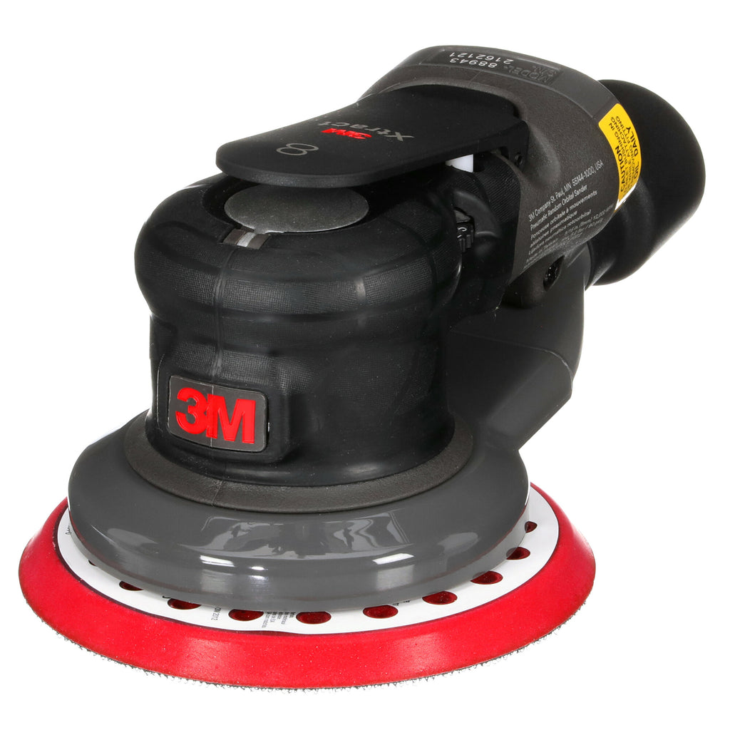 3M Xtract Pneumatic Random Orbital Sander, 88943, 5 in, Central Vacuum ...