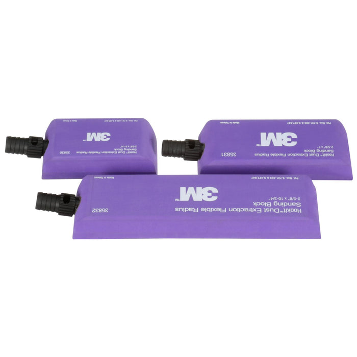 3M Hookit Dust Extraction Flexible Radius Sanding Block Kit 35833 — EIO.com