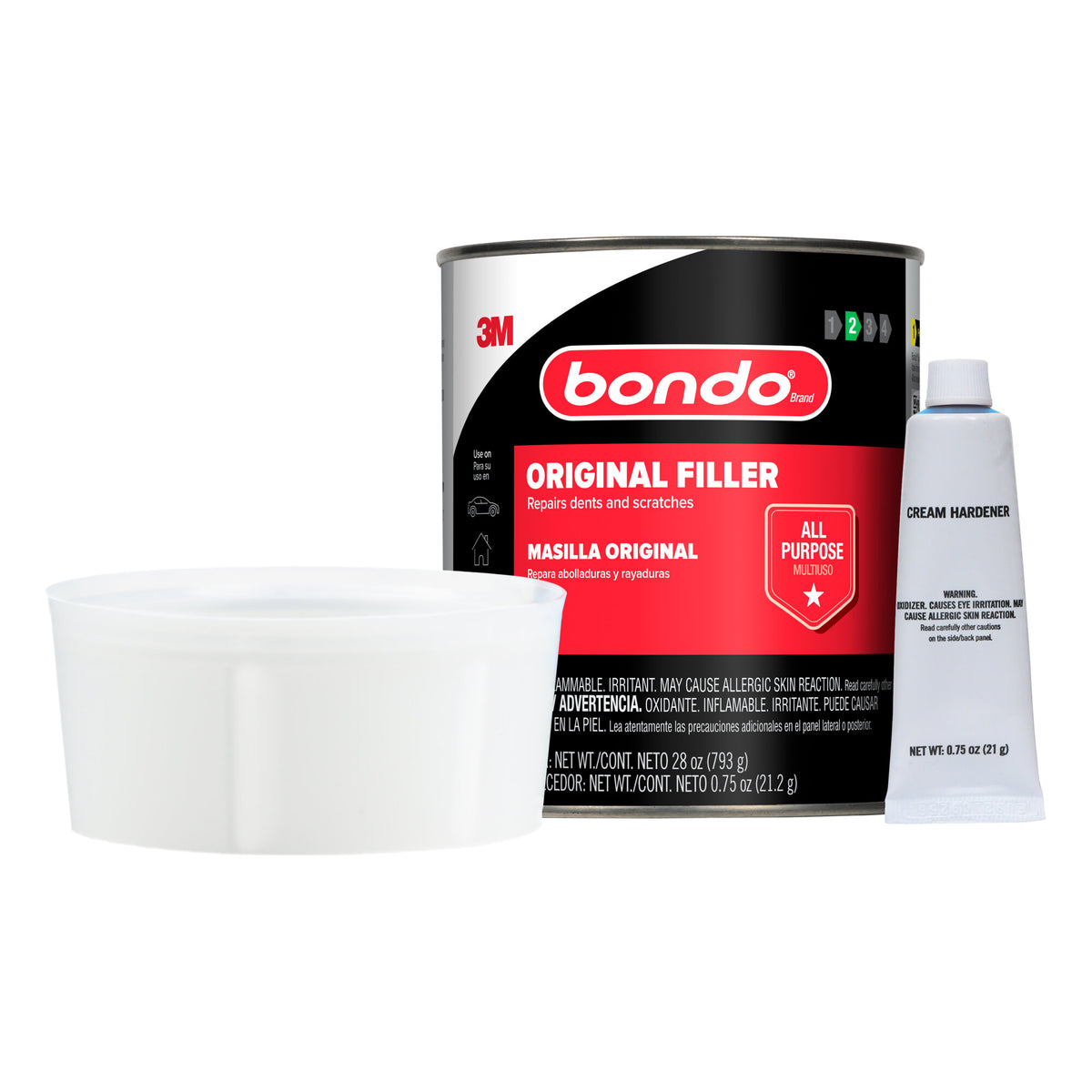 Bondo® Original Filler, OR-QT-ES, 28 oz (793.78 g) — EIO.com