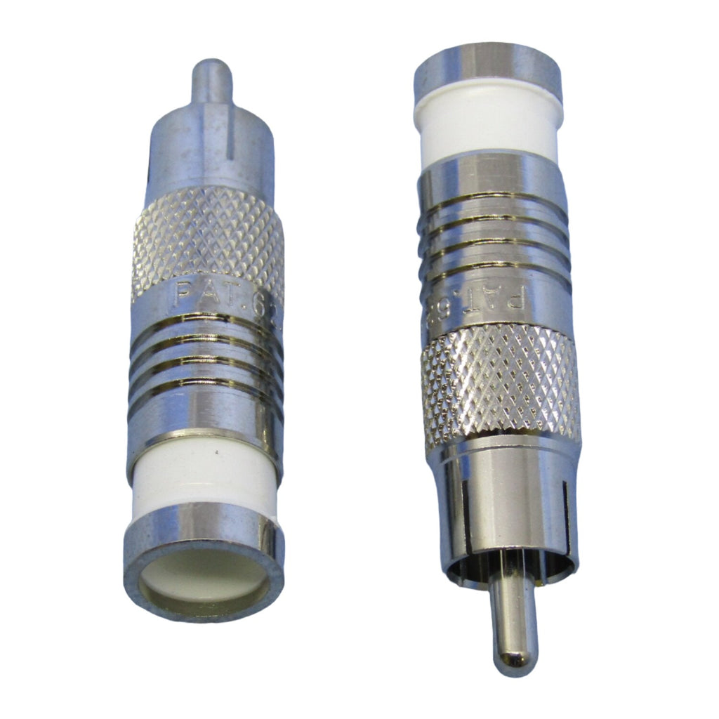 Philmore 45-1306G WH Compression RCA Male Connector – EIO.com