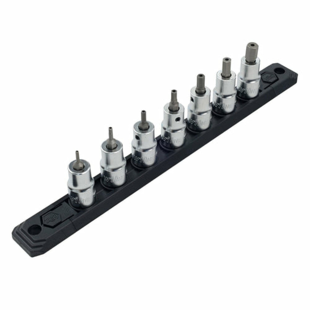 Wiha Tools 71989 7 Piece 3/8" Drive Security Hex Bit Socket Set 3/8 Dr ...
