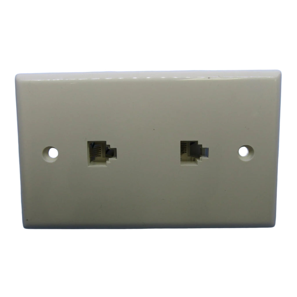 Philmore 75-3248 Dual Telephone Wall Plate – EIO.com