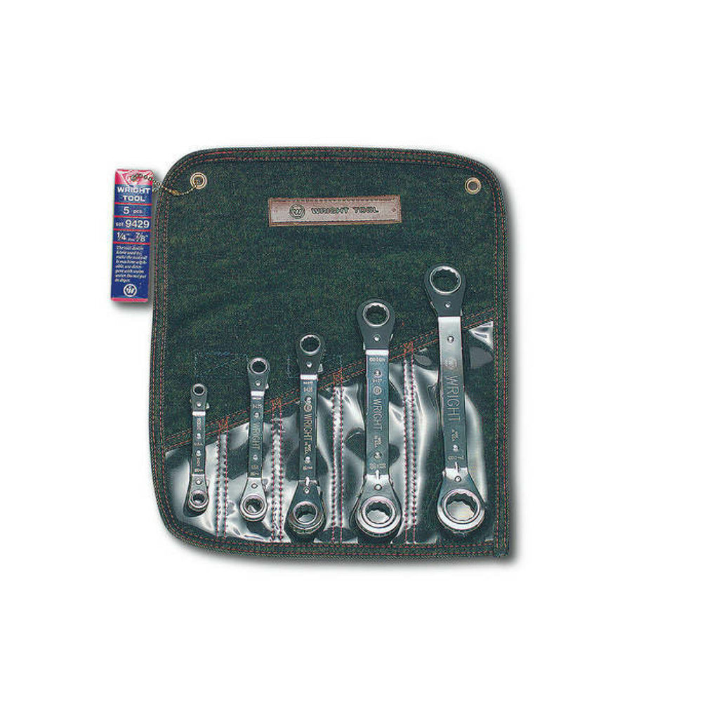 Wright Tool 9429 Ratcheting Box Wrench Set 5 Piece – EIO.com