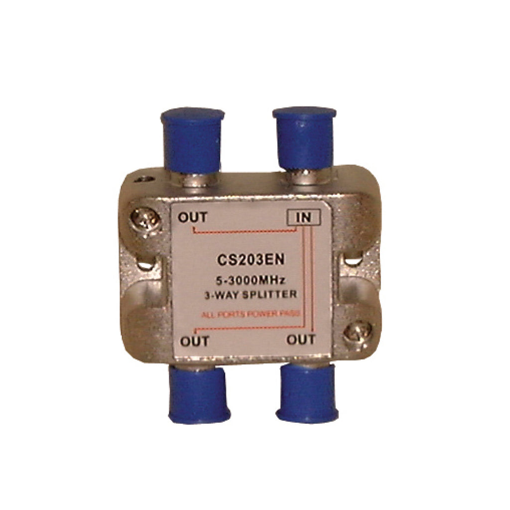 Philmore CS203NE 3GHz High Frequency Satellite Three Way Splitter – EIO.com