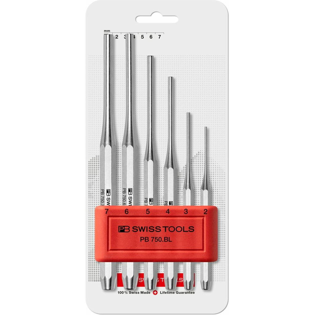 PB Swiss Tools PB 750.B CN Set Of Parallel Pin Punches, 6 Piece – EIO.com