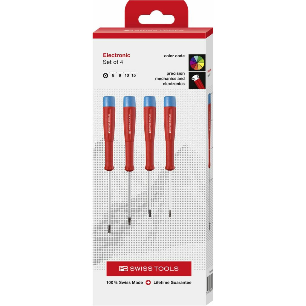 PB Swiss Tools PB 8627.CBB Electronics screwdriver set in a high-quali ...