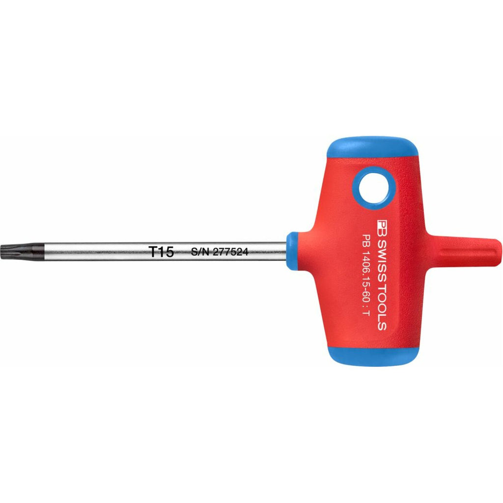 PB Swiss Tools PB 1406.15-60 Cross-Handle Screwdrivers, TORX® T15 – EIO.com