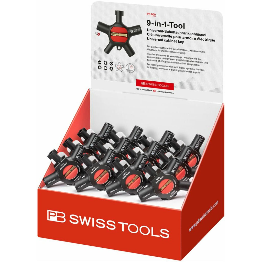 PB Swiss Tools PB 900.V01 POS Universal Cabinet Key with Bit Holder ...