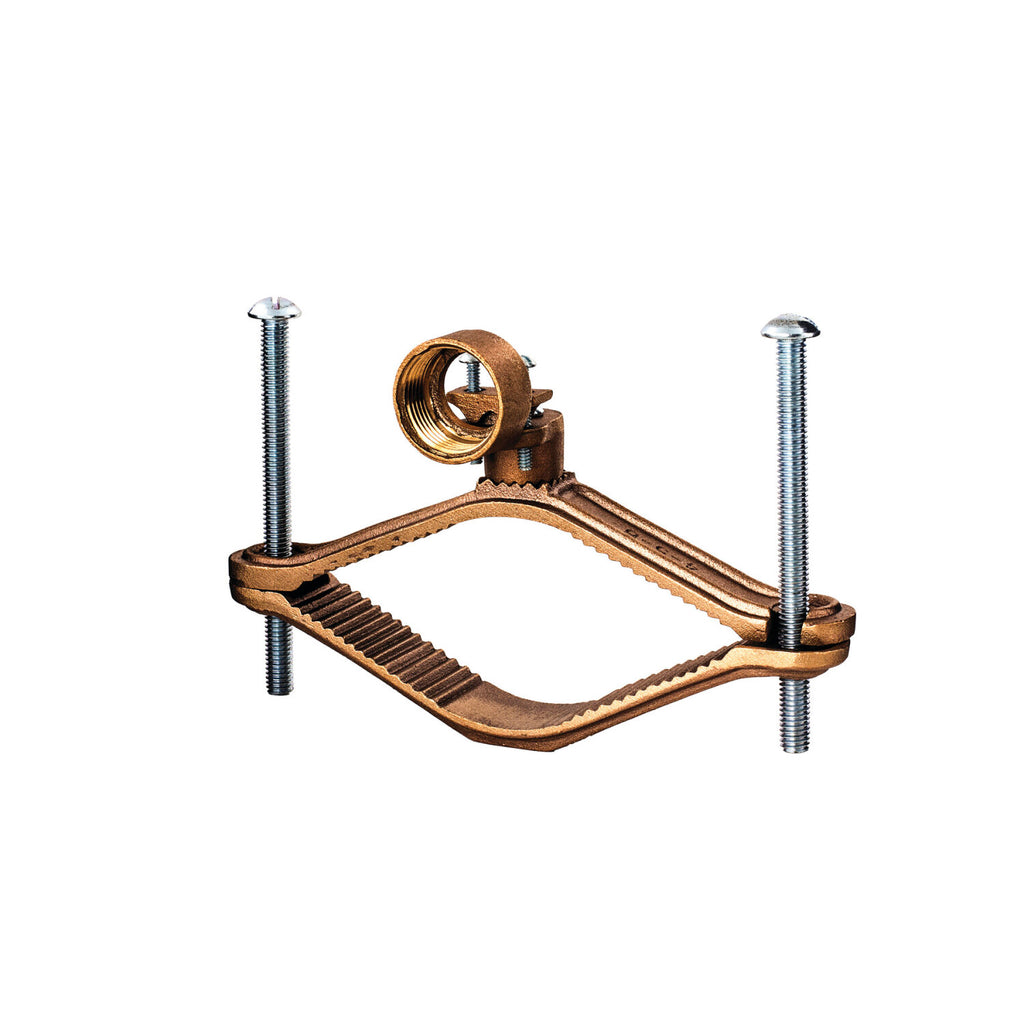 NSI G-25 Bronze Ground Clamp for Rigid Conduit, 4-1/2″ to 6″ Pipe, 1 ...