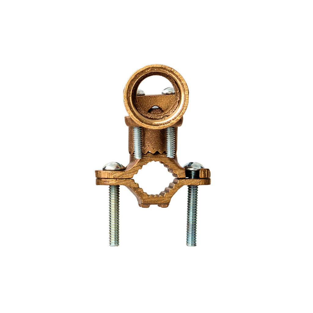 NSI G-7 Bronze Ground Clamp for Rigid Conduit, 1/2″ to 1″ Pipe, 3/4″ H ...