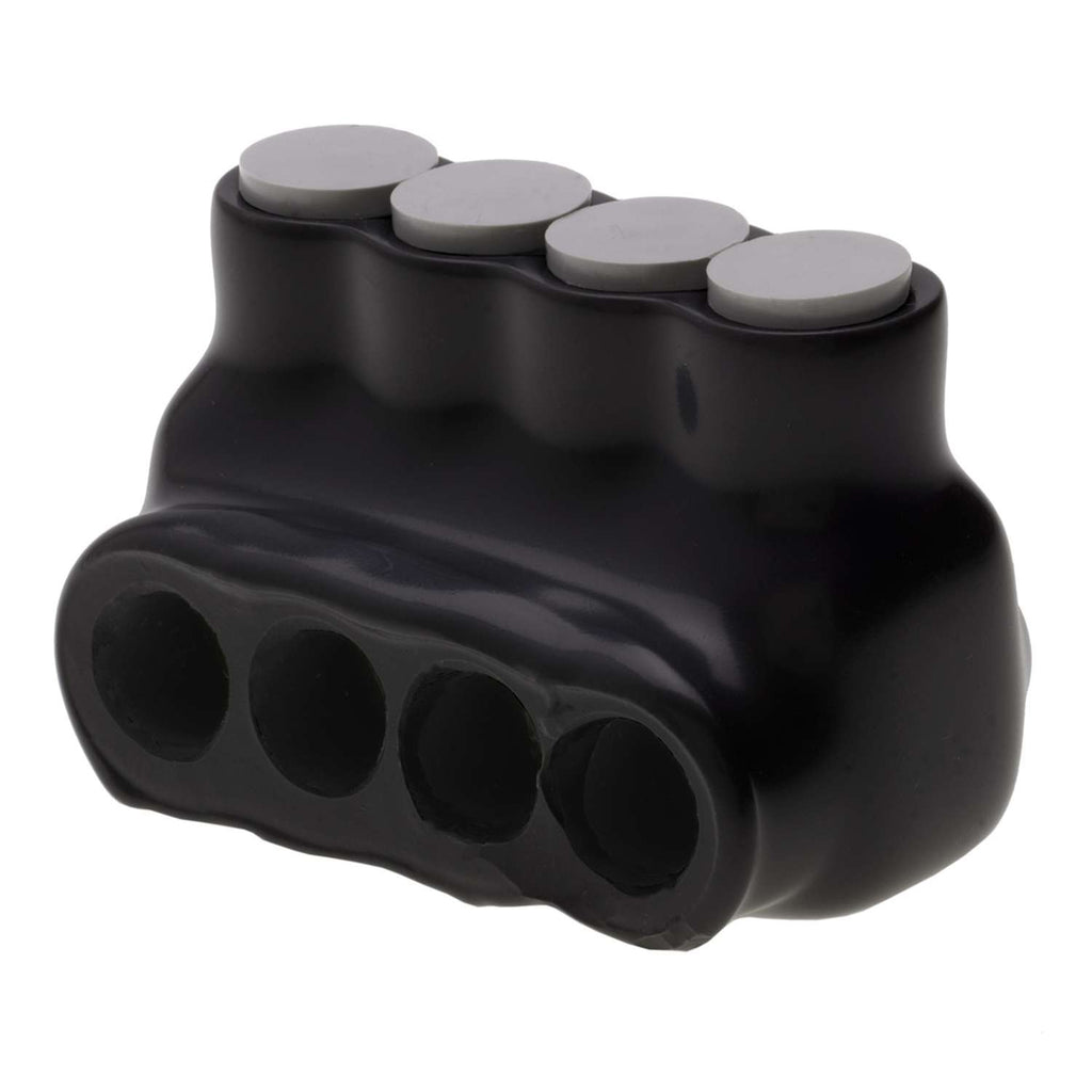 Polaris IPLG6-4B 4-Port Grey Multi-Tap Pre-Insulated Connector, 6 – 14 ...