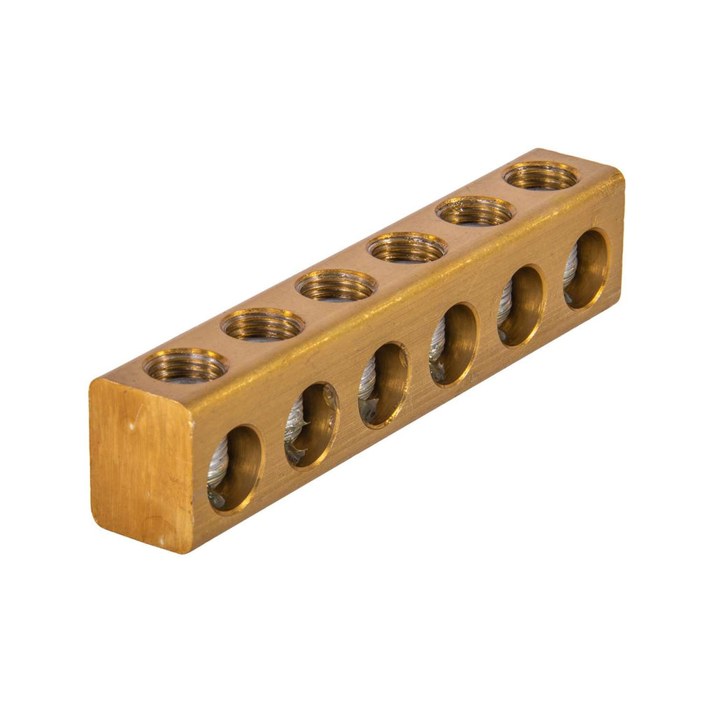 Polaris PL250-6 6-Port Uninsulated Multi-Tap Connector, 250 MCM – 6 AW ...