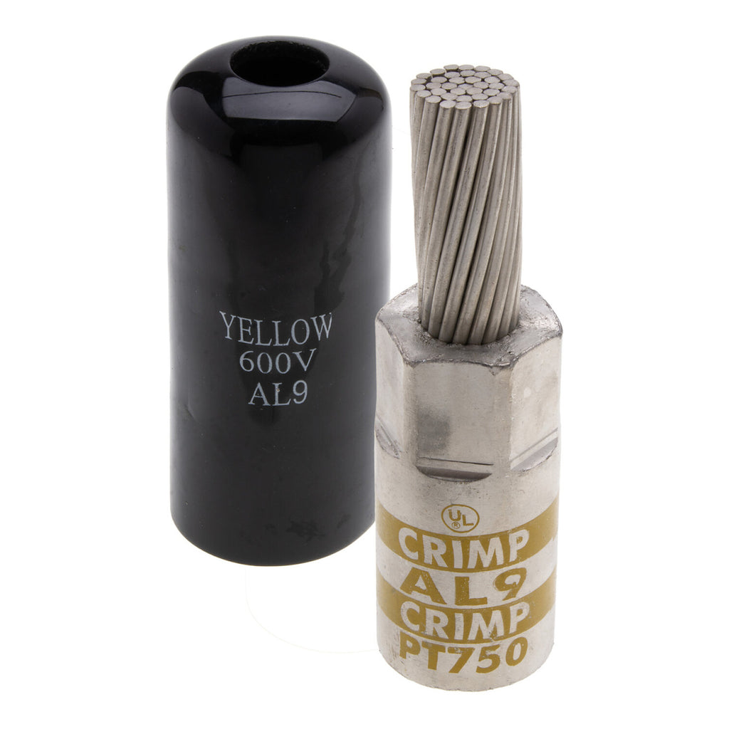 NSI PT750 500 MCM Aluminum Pin Terminal – Yellow – Copper Pin – EIO.com
