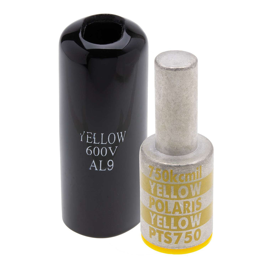 NSI PTS750 500 MCM Aluminum Center Pin Terminal – Yellow – Aluminum Pi ...
