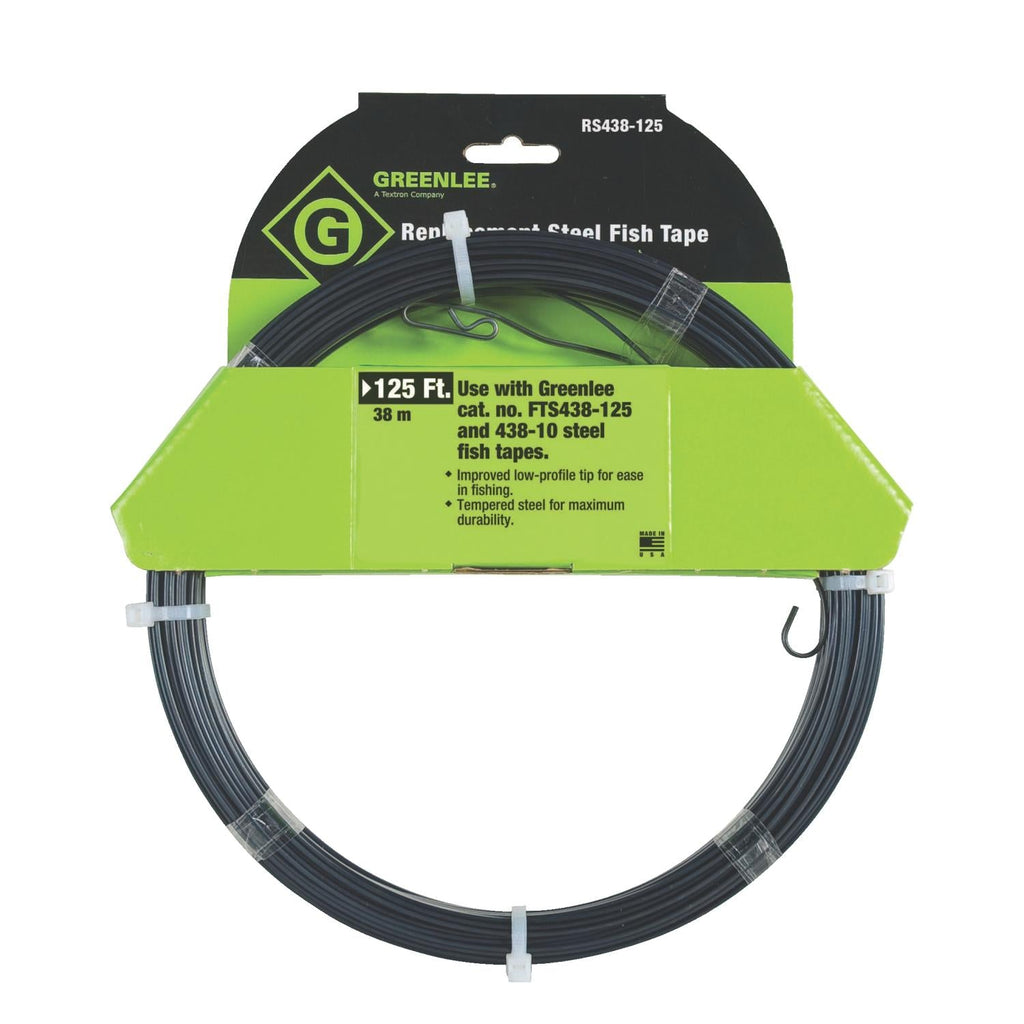 Greenlee RS438DL-150 Replacement Steel Fish Tape, 150' – EIO.com