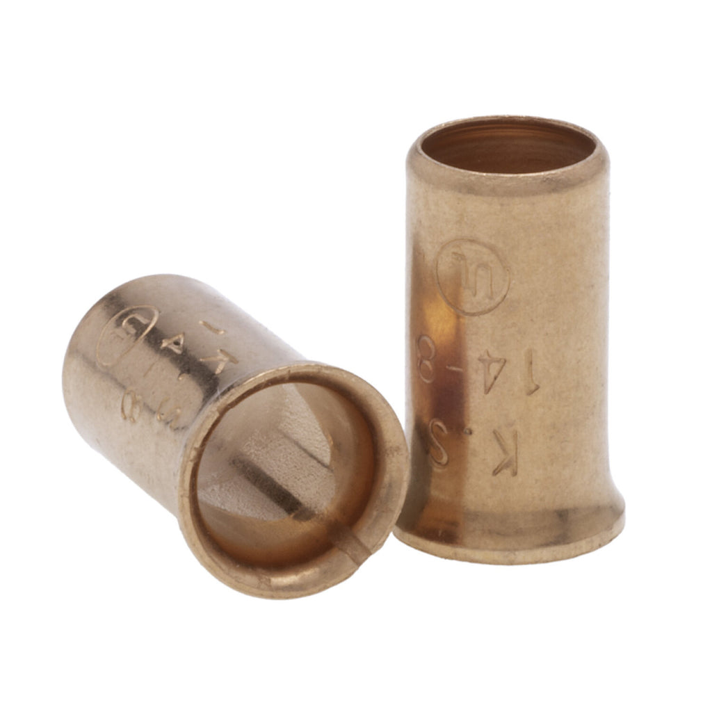 NSI SB1808-B Copper Crimp Sleeve for Grounding or Uninsulated Wires, 5 ...