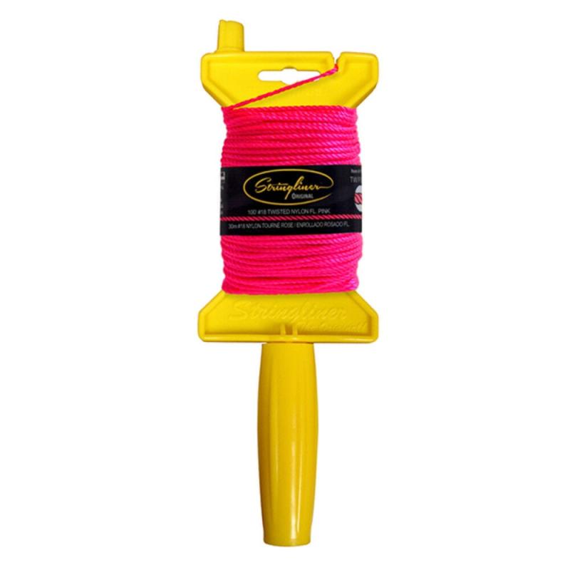 US Tape 11109 Stringliner Original Mason’s Line Reels Fluorescent Pink ...