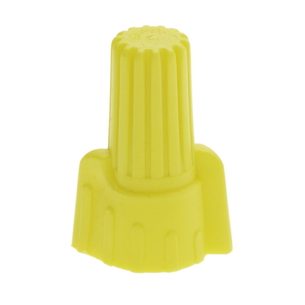 NSI WWC-Y-CJ Yellow Winged Wire Connector with Quick-Grip Spring, 100 ...