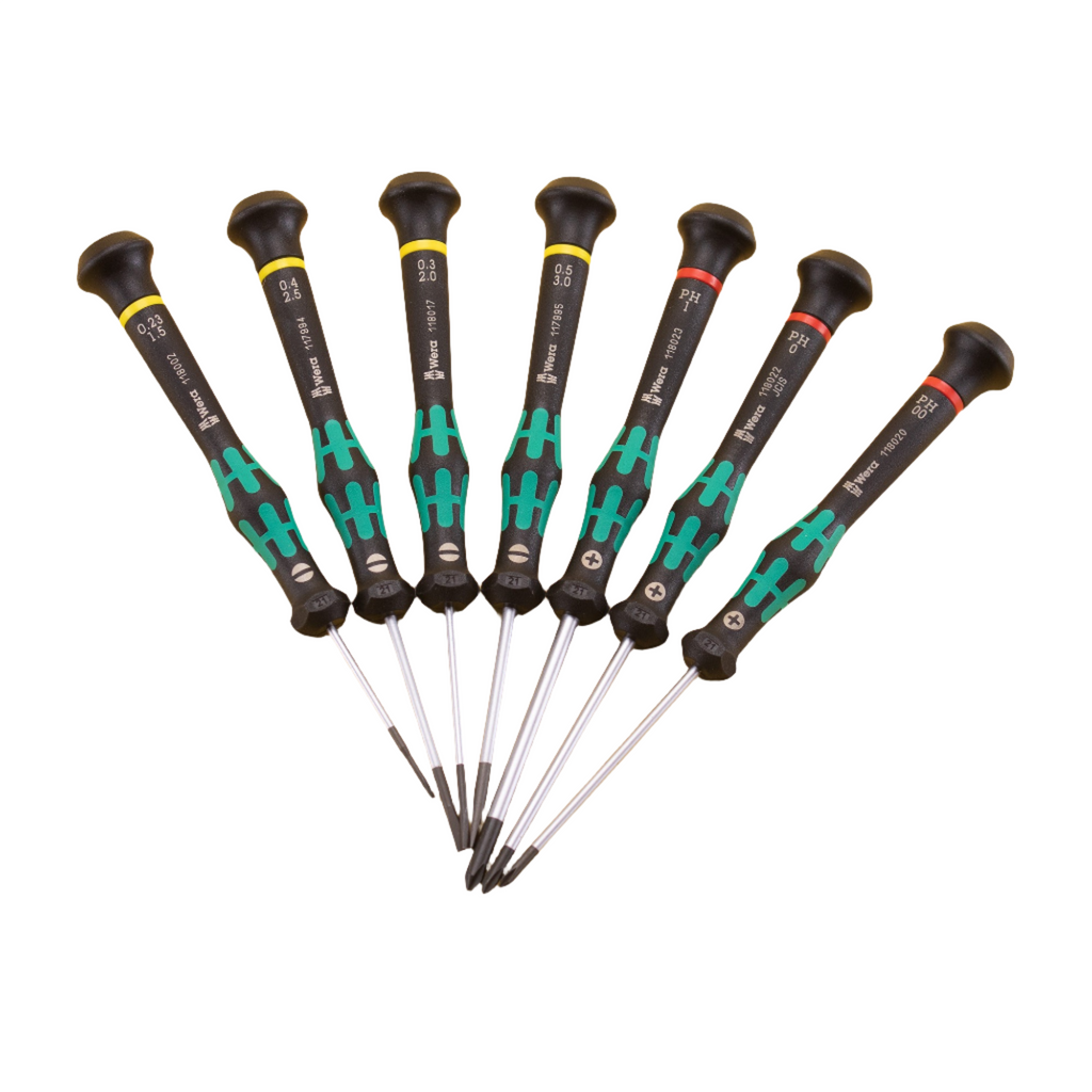 Wera 05345271001 Kraftform Micro Slotted & Phillips Precision Screwdri ...