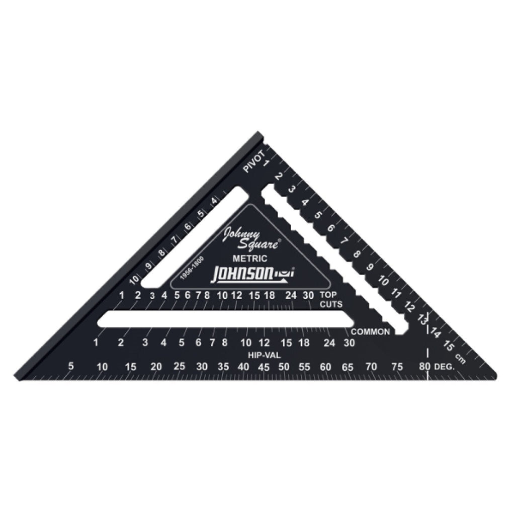Johnson 1956-1800 18cm Metric Johnny Square Professional Easy-Read Alu ...