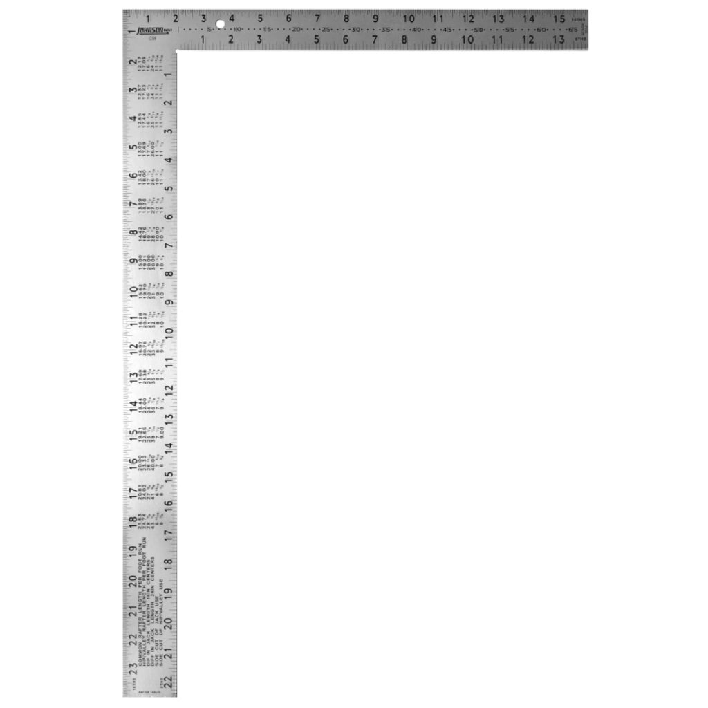 Johnson CS9 16" x 24" Steel Framing Square – EIO.com