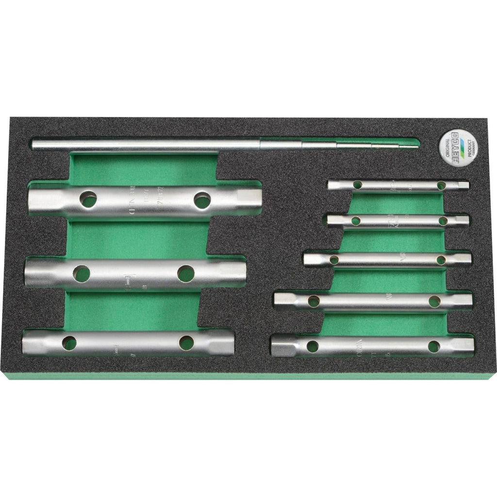 Heyco 00963000280 Double Ended Tubular Wrench Set with Tommy Bar in Fo ...