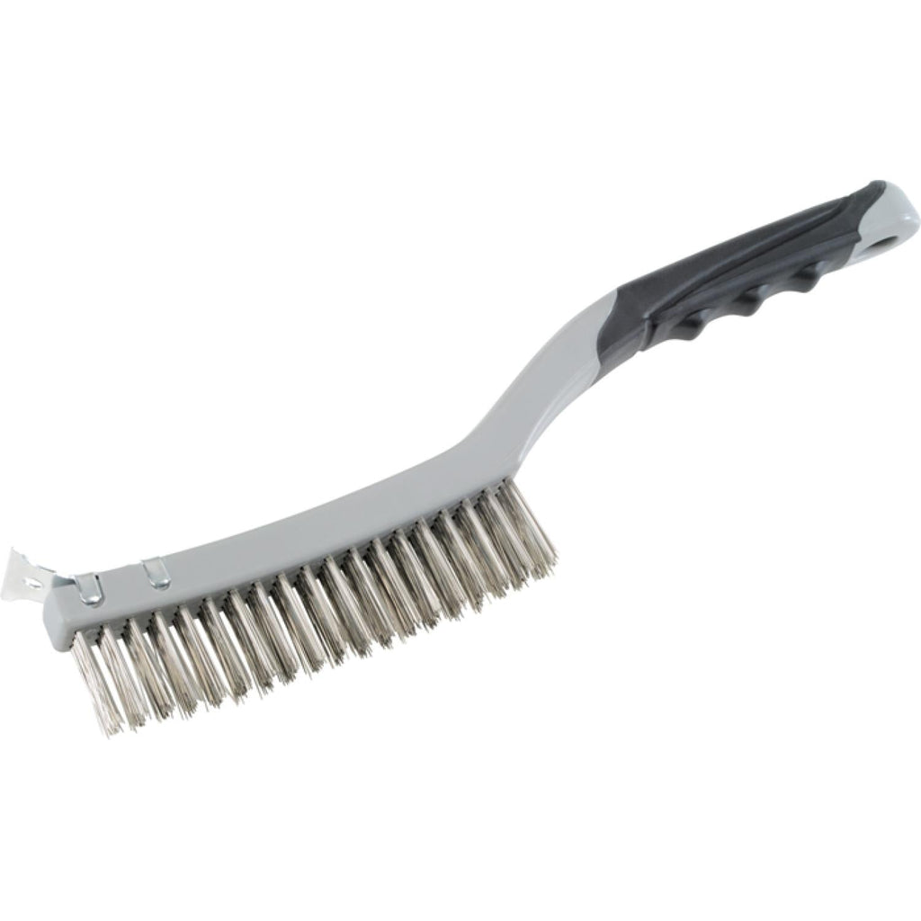 Heyco 01757000300 Stainless Steel Wire Brush with Integrated Scraper ...