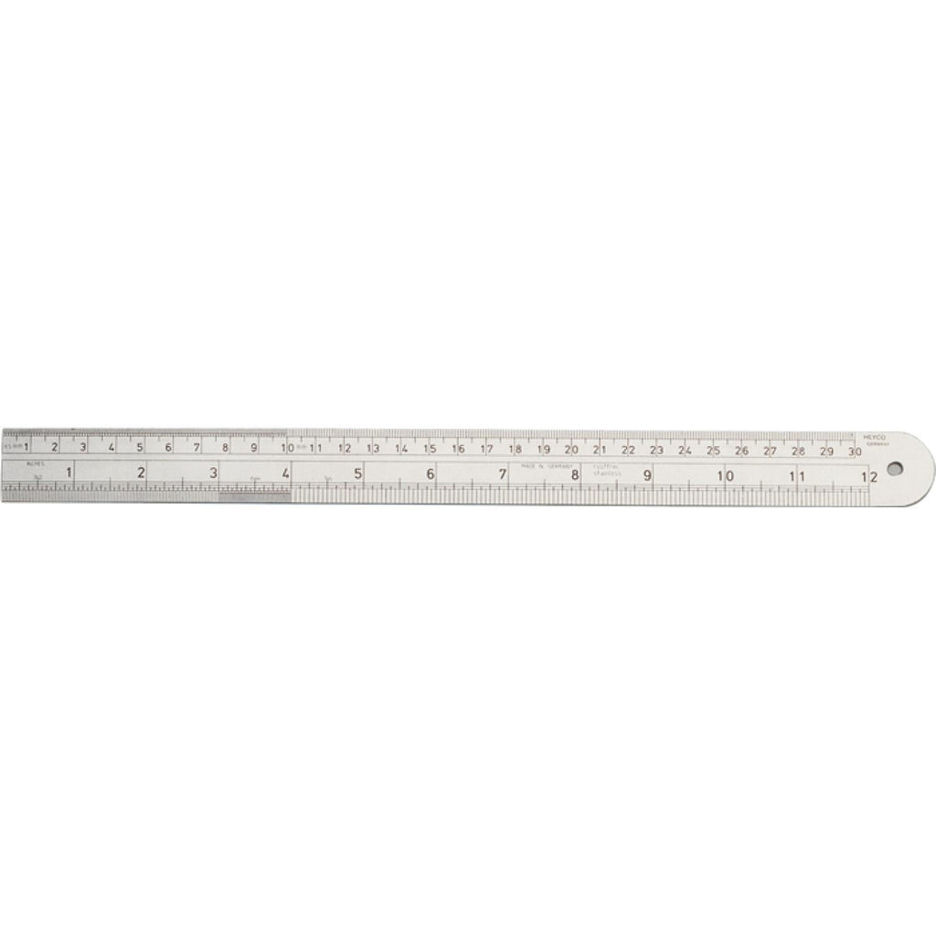 Heyco 01836030000 Precision Steel Rules (Chesterman Type) graduation ...