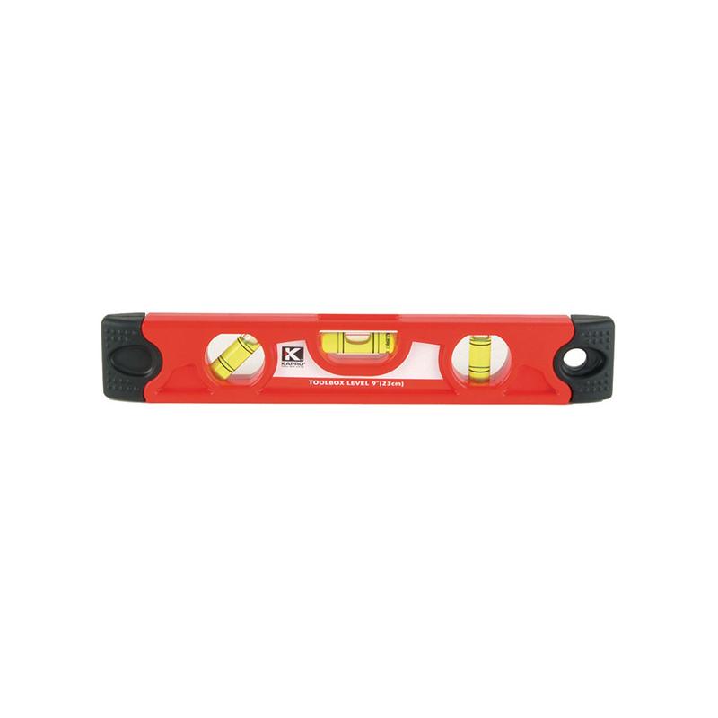Kapro 227-08 Toolbox Level with Rubber End Caps, magnetic 9 Inch – EIO.com