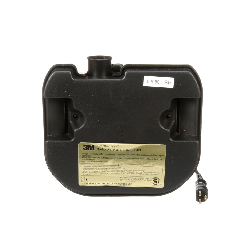 3M Breathe Easy Turbo Powered Air Purifying Respirator (PAPR) Unit 022 ...